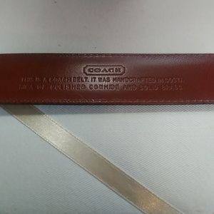 Coach | Accessories | Coach Leather Belt | Poshmark